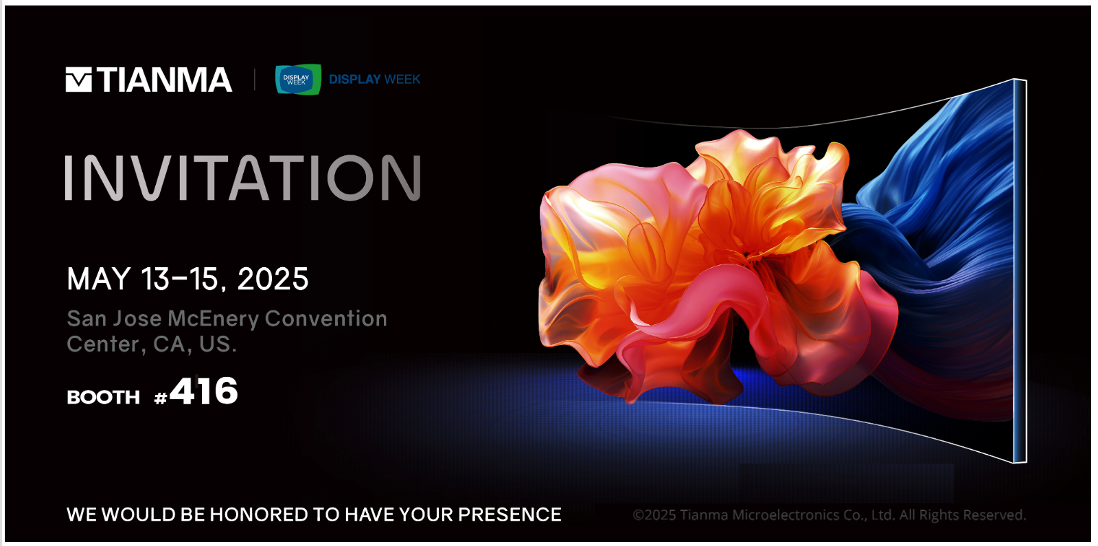 Tianma Invites You to Join Us at Display Week 2025 - Tianma America