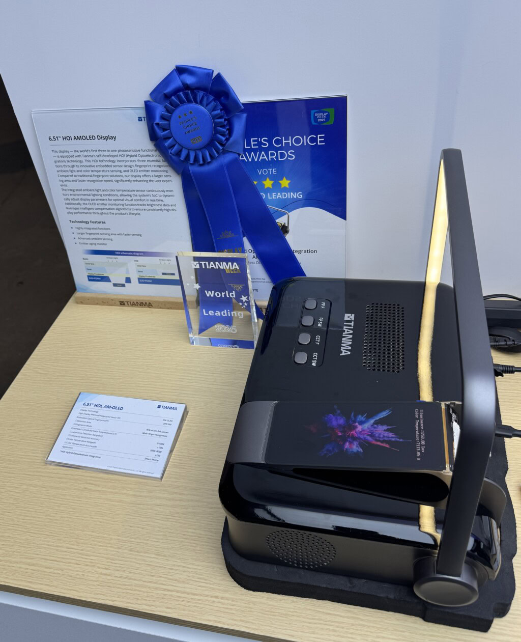 Tianma Wins Three People’s Choice Awards at Display Week 2025 - Tianma ...